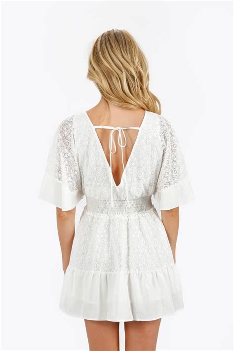 White Beach Dresses For Women Tobi