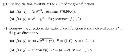 Solved Use Linearization To Estimate The Value Of The Chegg