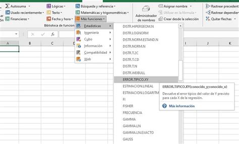 Cómo Calcular el Error Típico en Excel con la Función ERROR TIPICO XY Mira Cómo Se Hace
