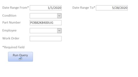 Ms Access Form To Query With Date Ranges And Even Without Stack Overflow