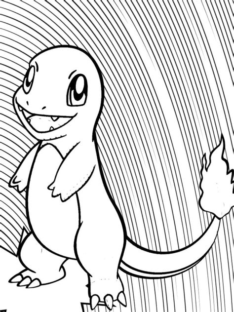 Coloriage Salameche à Imprimer