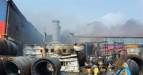 화성시 바이오밸리 철강공장 화재 대응 1단계로종합