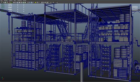 컨테이너 3d 모델 100 Ma Free3d