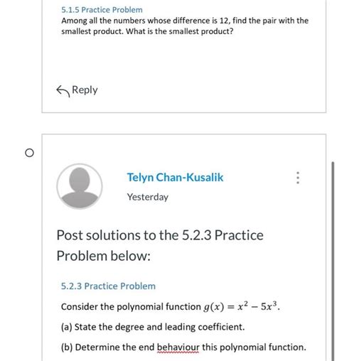 Solved O 5 1 5 Practice Problem Among All The Numbers Whose Chegg Com