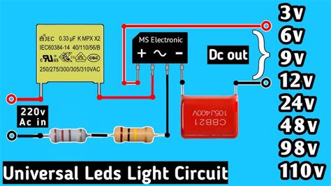 On Video Convert V Ac To V V V V V V V V V V DC Led Driver Multi