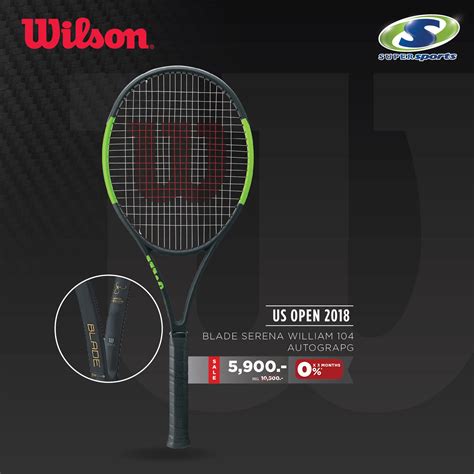 Supersports Wilson Blade Serena William 104 Autograph The Personal