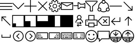 font segoe mdl2 assets normal download font