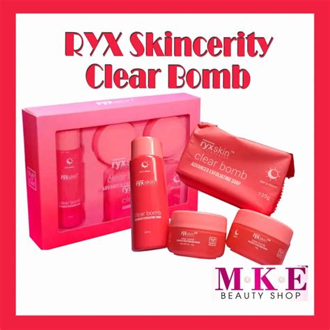Ryx Skincerity Clear Bomb Advanced Exfoliating Kit Lazada Ph