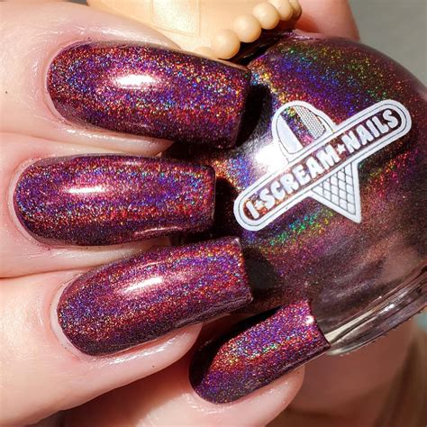 Holo Deluxe By I Scream Nails In Bright Sunshine Rredditlaqueristas