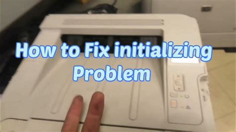 How To Fix Initializing Problem In Printers Hp Hewlett Packard Youtube