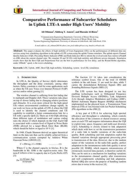 Pdf Performance Evaluation Of Lte Advanced Downlink In Inter And