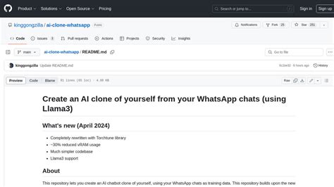 github ai clone whatsapp features alternatives toolerific