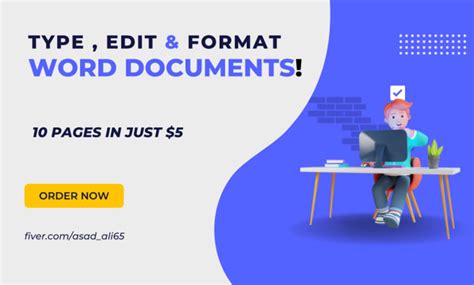 Professionally Type And Format Your Microsoft Word Documents By Asad Ali Fiverr