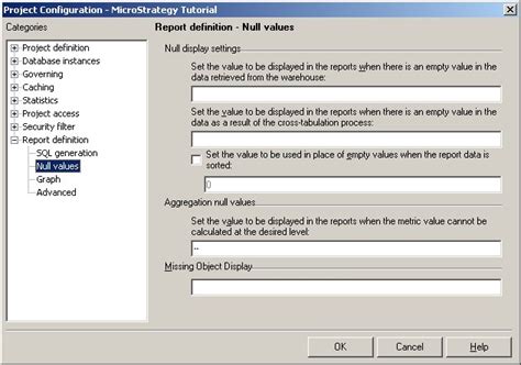 Kb16077 Null Value Handling Options In Microstrategy Developer