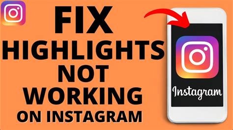 How To Fix Highlights Not Working On Instagram Youtube