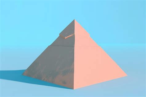 A Triangle That Is Triangle Shaped Like A Triangle Premium Ai Generated Image