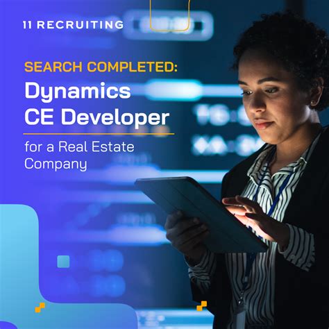 Eleven Recruiting Places Dynamics Ce Developer For A Leading Real Estate Company Eleven