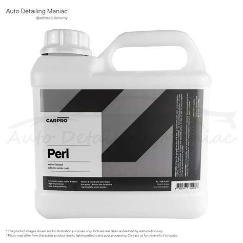 Carpro Perl 4l Water Based Silicon Oxide Coat Repack Plastic And Rubber Protectant Lazada