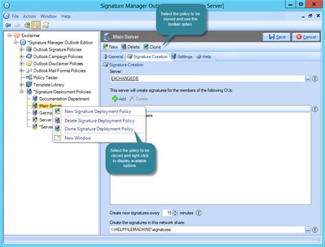 Exclaimer Signature Manager Outlook Edition Cloning A Signature