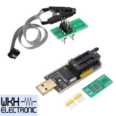 Jual Baca Deskripsi Ch341a Usb Programmer And Sop Clip Adapter Eeprom Bios Flash Shopee