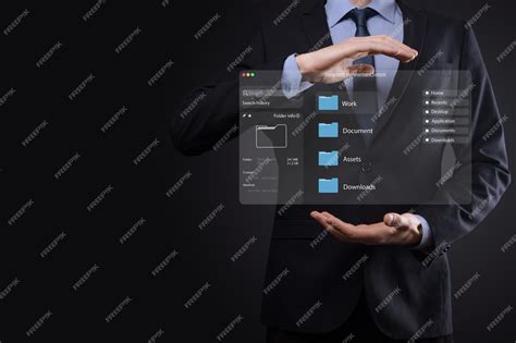 문서 관리 개념 가상 화면 아이콘 문서 관리 시스템 Dms 회사 파일 및 데이터의 효율적인 보관 검색 및 관리를 위한 온라인