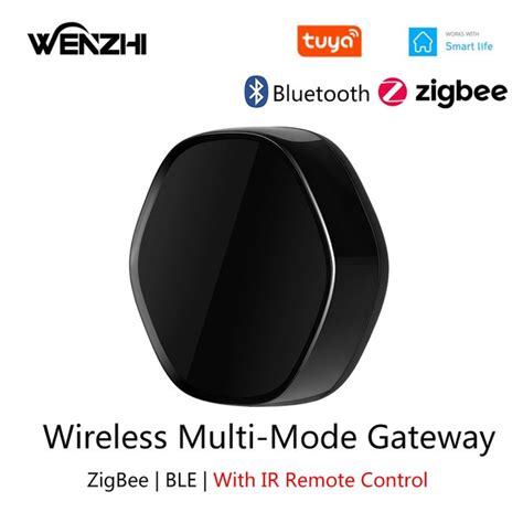 Zigbee 3 0 Bluetooth Ble Mesh Multi Mode Gateway Hub With Wifi Ir Infrared Remote Control Tuya