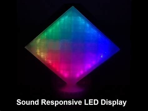 sound responsive led display