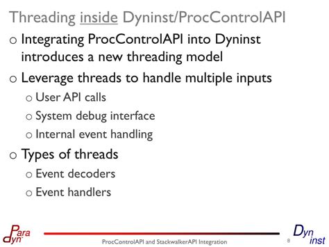 Ppt Proccontrolapi And Stackwalkerapi Integration Into Dyninst Powerpoint Presentation Id