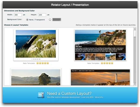 support easyrotator jquery rotator slider builder jquery layout template colorful