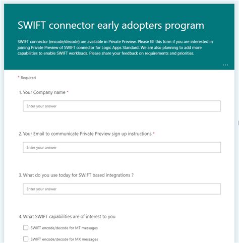 Azure Logic Apps Team Is Interested In Your Feedback Logic App Edi Swift And Sap Survey