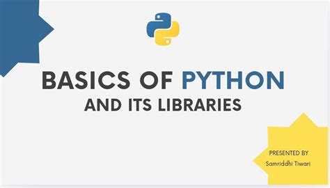 Session 6 Basics Of Python And Its Libraries Aws Cloud Club Igdtuw