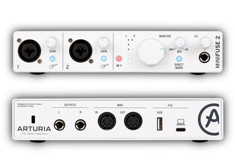 Arturia Minifuse 2 White Zvučna Kartica Music Box Beograd