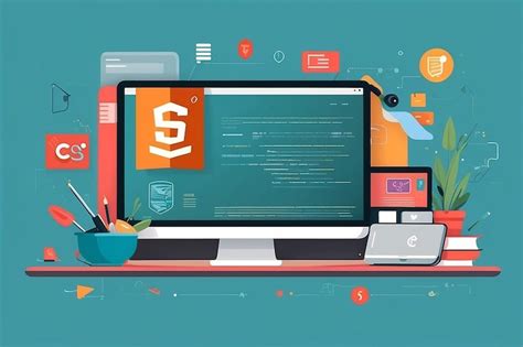 Html And Css Illustration Premium Ai Generated Image