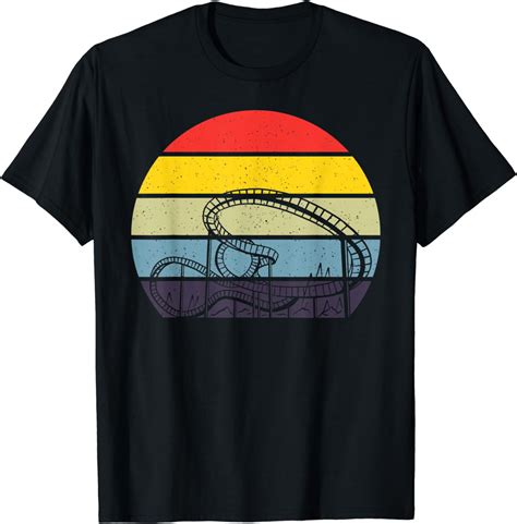 Amusement Park Coaster Lover Funny Roller Coaster T Shirt