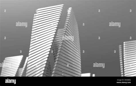 3d Rendering Of Helix Structures Resembling Typical Contemporary Style