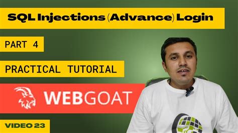 Webgoat Tutorial Sql Injection Login Sql Injection Tutorial Cyber World Hindi Youtube
