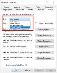 Set Mailbox Type Shared Mailbox Conversion Easy Manager
