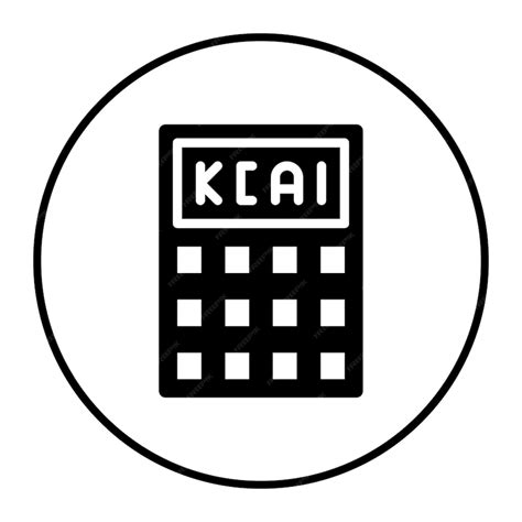 Premium Vector Calorie Calculator Vector Illustration