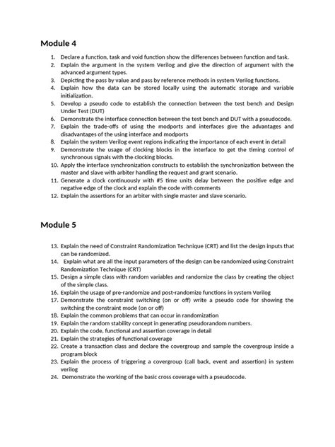 Avlsiquestionbank Module 4 N 5 Pdf Parameter Computer Programming Computer Science
