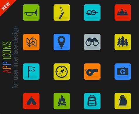 Premium Vector Boy Scout Simply Icons