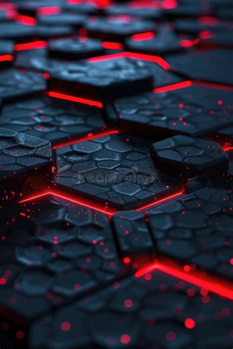 Close Up Of Keyboard With Red Lights Stock Image Image Of Illumination Keys 382468623