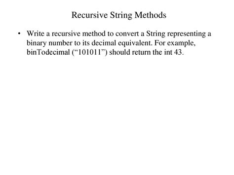 Recursion Problems Ppt Download