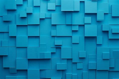 Premium Photo Abstract Background Made Of Tetris Blocks In Blue Colors