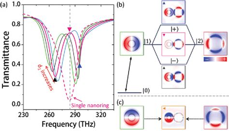 Figure 1 From Dynamically Configurable Hybridization Of Plasmon Modes In Nanoring Dimer Arrays