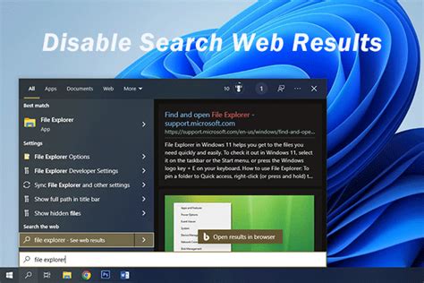 How To Disable Search Web Results On Windows Methods