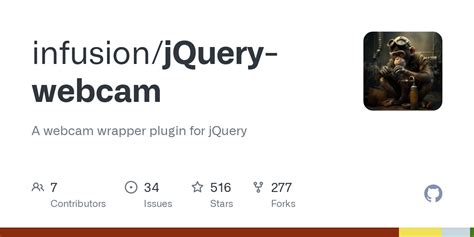 GitHub Infusion JQuery Webcam A Webcam Wrapper Plugin For JQuery