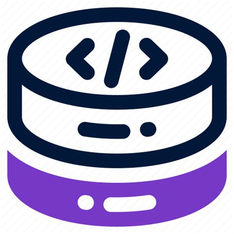 Database Computer Cloud Computing Big Data Storage Icon