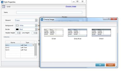 How To Work With Screens Editing The Style Of An Object Editing And Creating The Grid Style