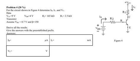 solved vcc rs problem 4 20 for the circuit shown in