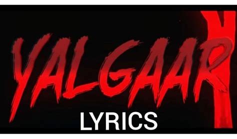 Yalgaar Lyrics Carryminati Rcarryminati